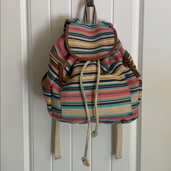 American Eagle Outfitters | Bags | American Eagle Woven Backpack India ...